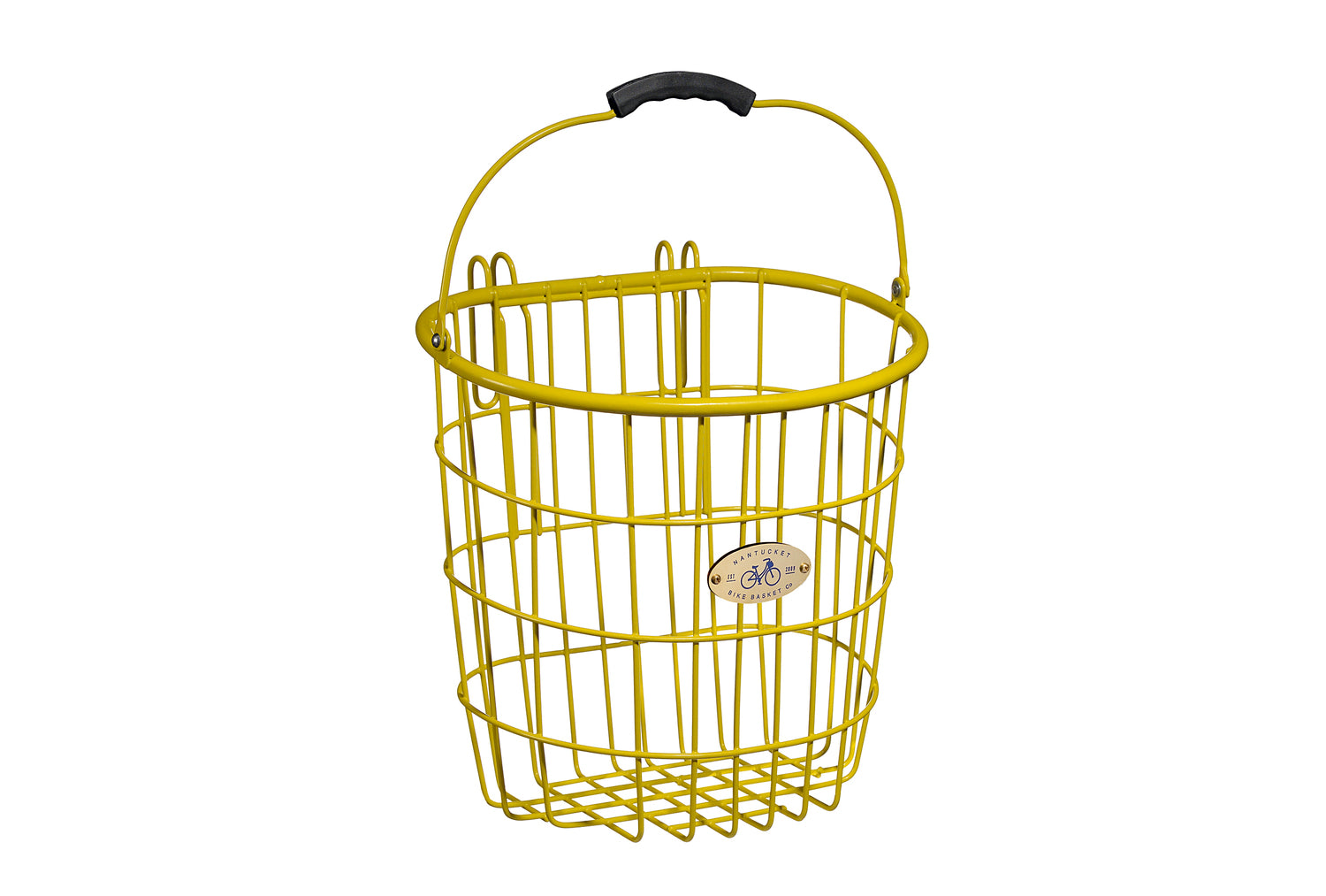 SURFSIDE WIRE PANNIER, YELLOW – Nantucket Bike Basket Co.